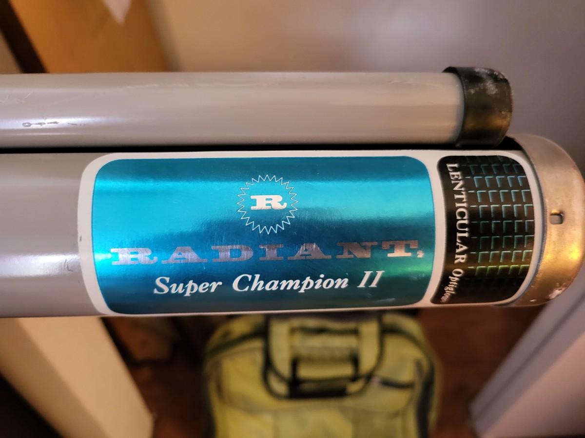 Vintage Radiant / Super Champion II Slide Movie Projector Screen with ...