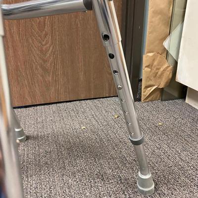 Standard Aluminum Folding Walker & a Half Walker | EstateSales.org