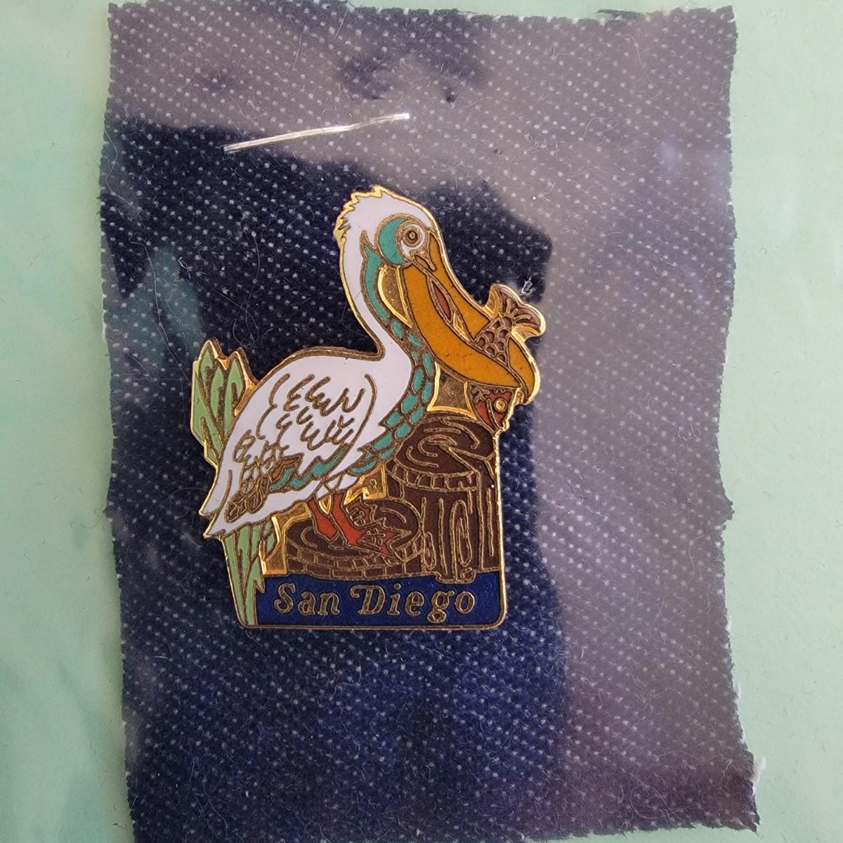 San Diego Pelican Pin | EstateSales.org