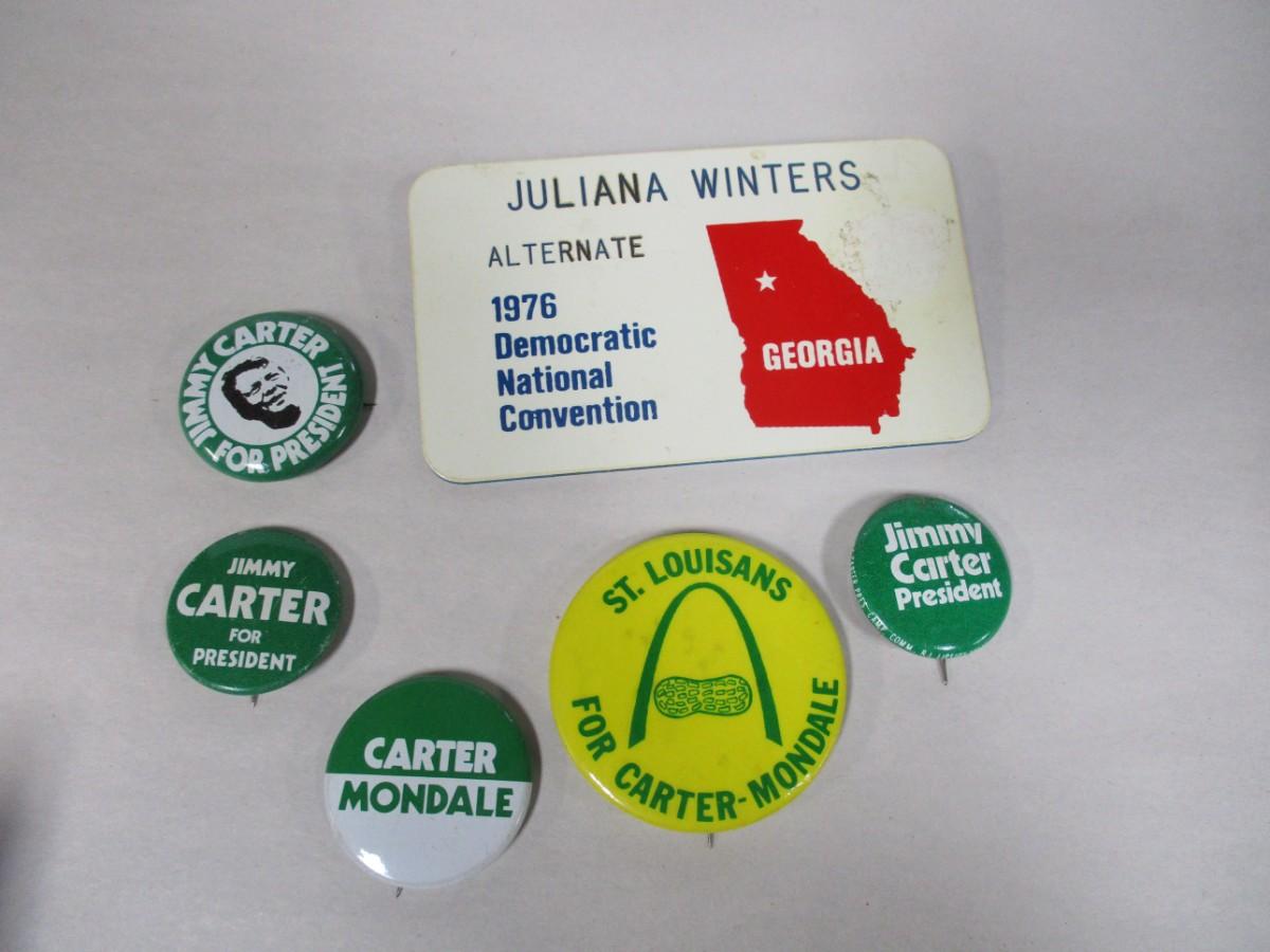 Political Memorabilia Pins | EstateSales.org