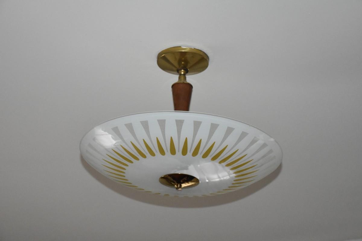 MCM Ceiling Light | EstateSales.org
