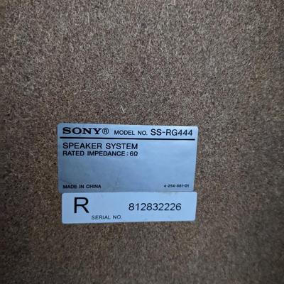 Sony Model SS-RG444 Speakers | EstateSales.org