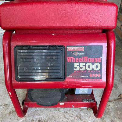 Generac Wheelhouse 5500 Heavy Duty Generator w/30AMP Cord *As-Is ...