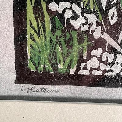 Ellie Kirby Signed/Numbered “˜Holsteins’ Block Print (FR-RG ...