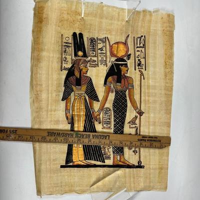 Retro Papyrus Paper Ancient Egyptian Hieroglyphic Scroll Poster ...