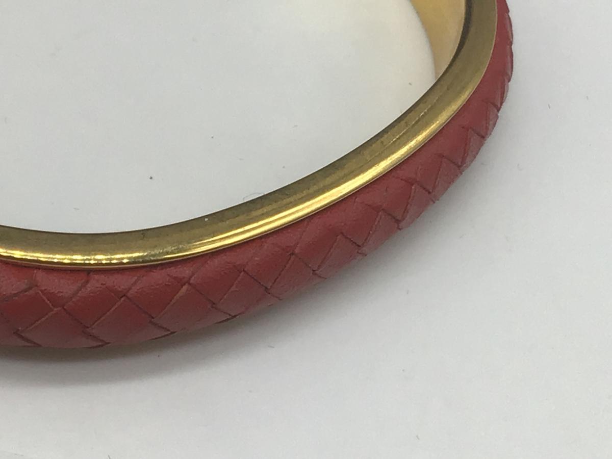 Joan Rivers leather style Hinged cuff | EstateSales.org