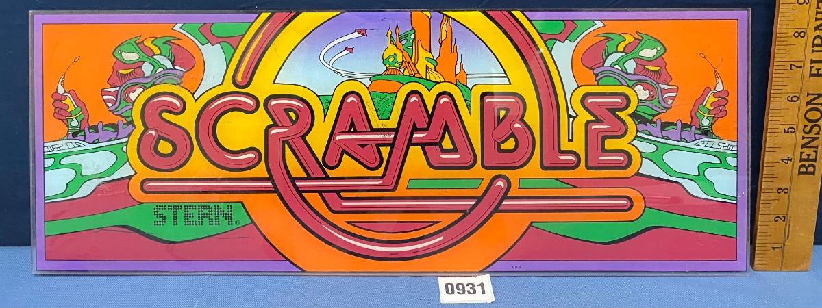 Vintage Arcade Game Marquee | EstateSales.org