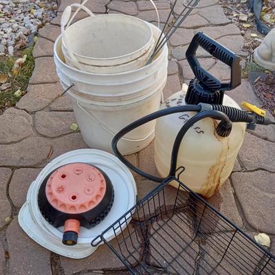 WORX CORDLESS WEED CUTTER, SPRAYER, BUCKETS AND MORE | EstateSales.org