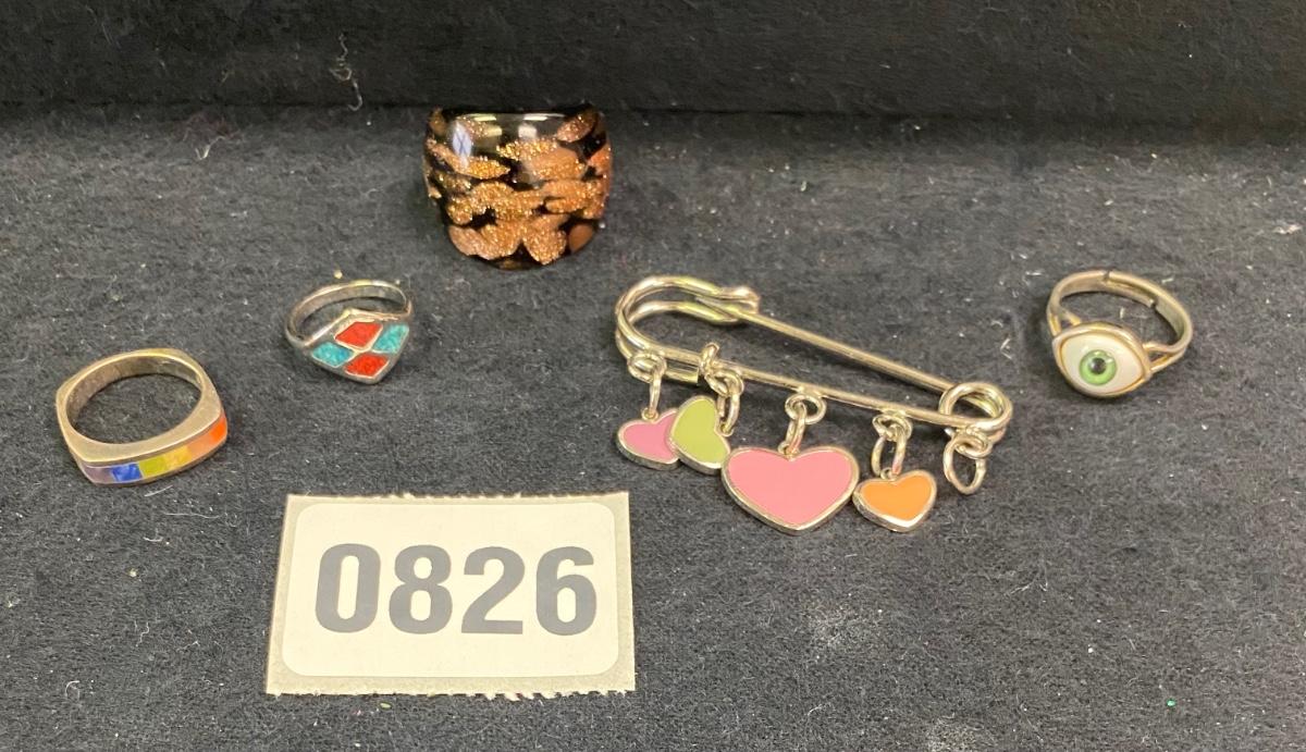 Rings and Pin | EstateSales.org