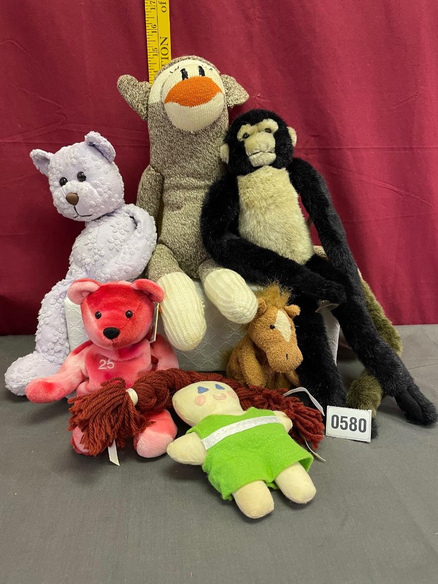 Sock monkey & friends | EstateSales.org