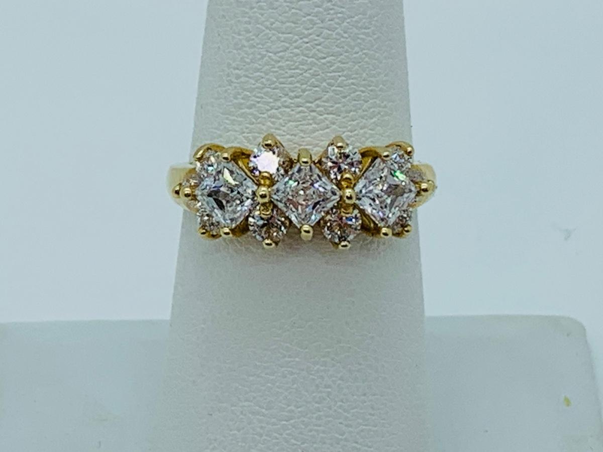 14k, Diamonique Ring | EstateSales.org