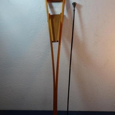 LOT 78. VINTAGE WALKING STICK AND JOKE SHOE SAVER CANE | EstateSales.org