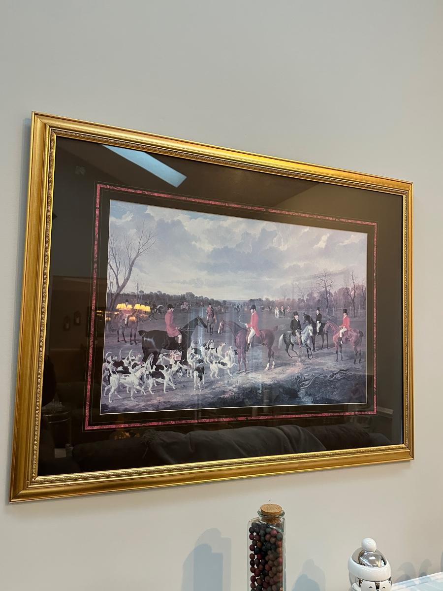 Beautiful hunting print | EstateSales.org