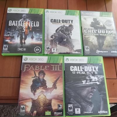 5 XBOX 360 GAMES RATED M FOR MATURE AUDIENCE | EstateSales.org