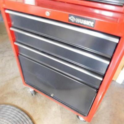 Stack Toolbox Set with Craftsman Drawer Box and Huskey Cabinet ...