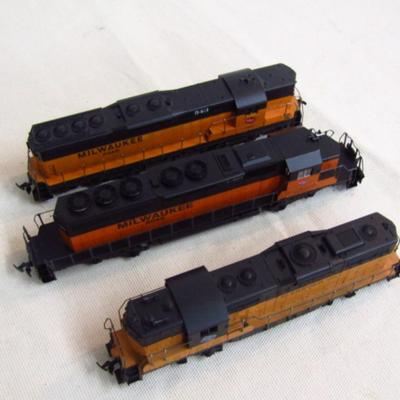 Three The Milwaukee Road Model Train Engines | EstateSales.org