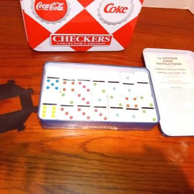 NEW COCA-COLA CHECKERS AND DOMINOES GAMES | EstateSales.org