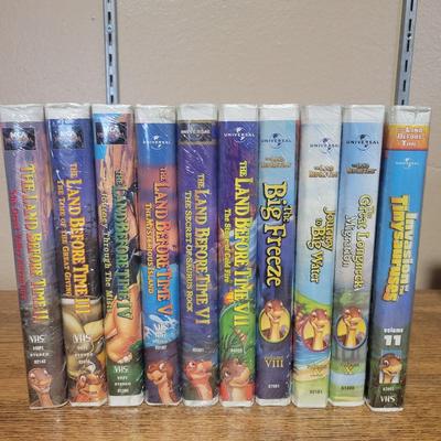 Land Before Time series 2-11 Unopened VHS | EstateSales.org