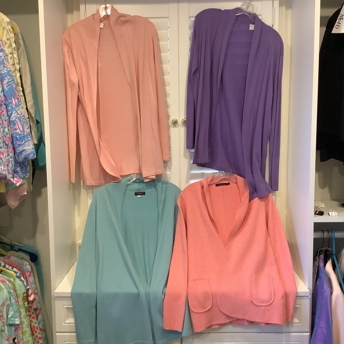 Lot 8630 Lot of Ladies Cardigan Sweaters ( some Cashmere ...