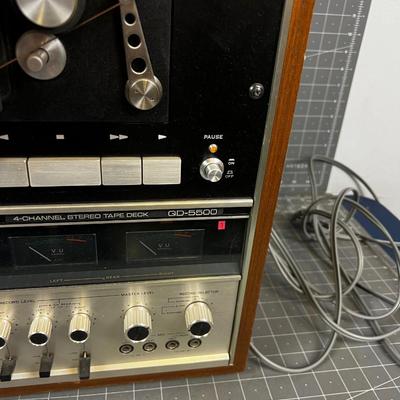 Sansui QD-5500 4 Channel Stereo Tape Deck Reel to Reel | EstateSales.org