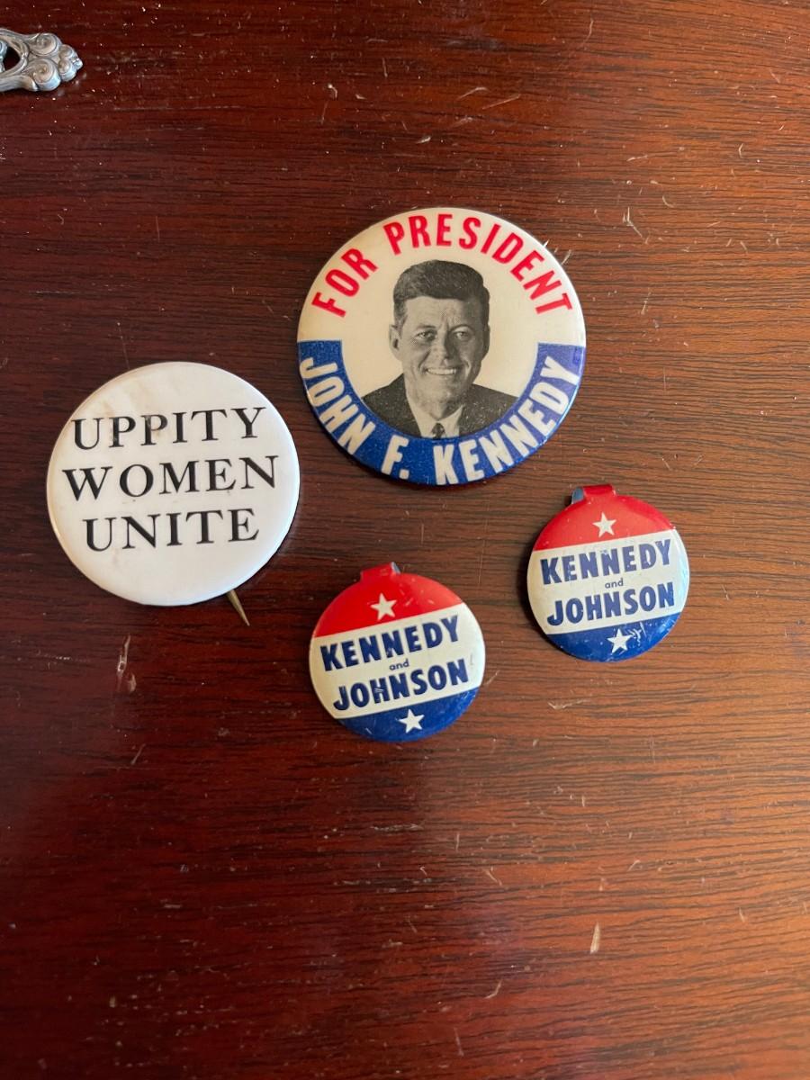 Political pins & other - JFK | EstateSales.org
