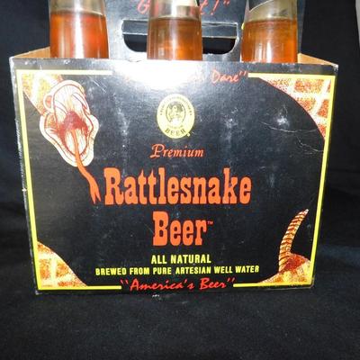 A FUN GUY LOT THAT INCLUDES RATTLE SNAKE BEER, COLLECTIBLE BUD-LIGHT ...