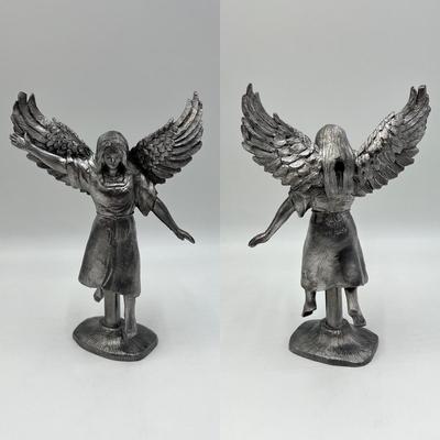 MICHAEL RICKER ~ Set Of Seven (7) ~ Holy Family Pewter Sculptures ...