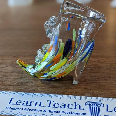 Vintage Murano Glass Boot | EstateSales.org