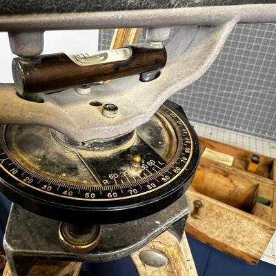 BERGER Survey Equipment: Transit, Linker Rod and tripod | EstateSales.org