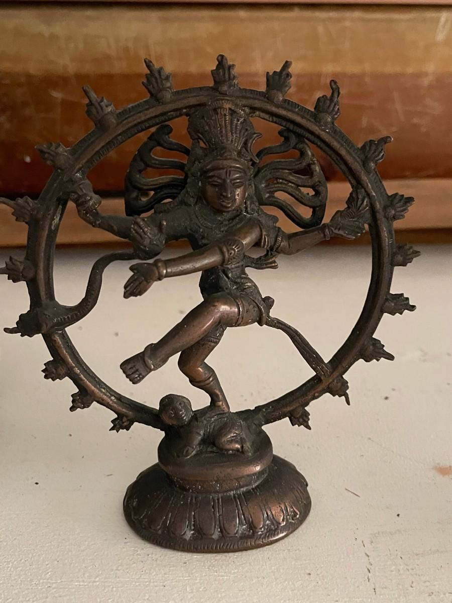 Bronze Nataraja and the defeated Dwarf Demon | EstateSales.org