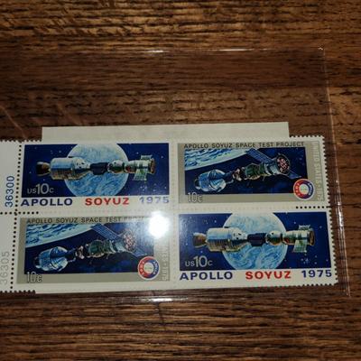 Apollo Soyuz Space Test Project Commerative Stamps | EstateSales.org