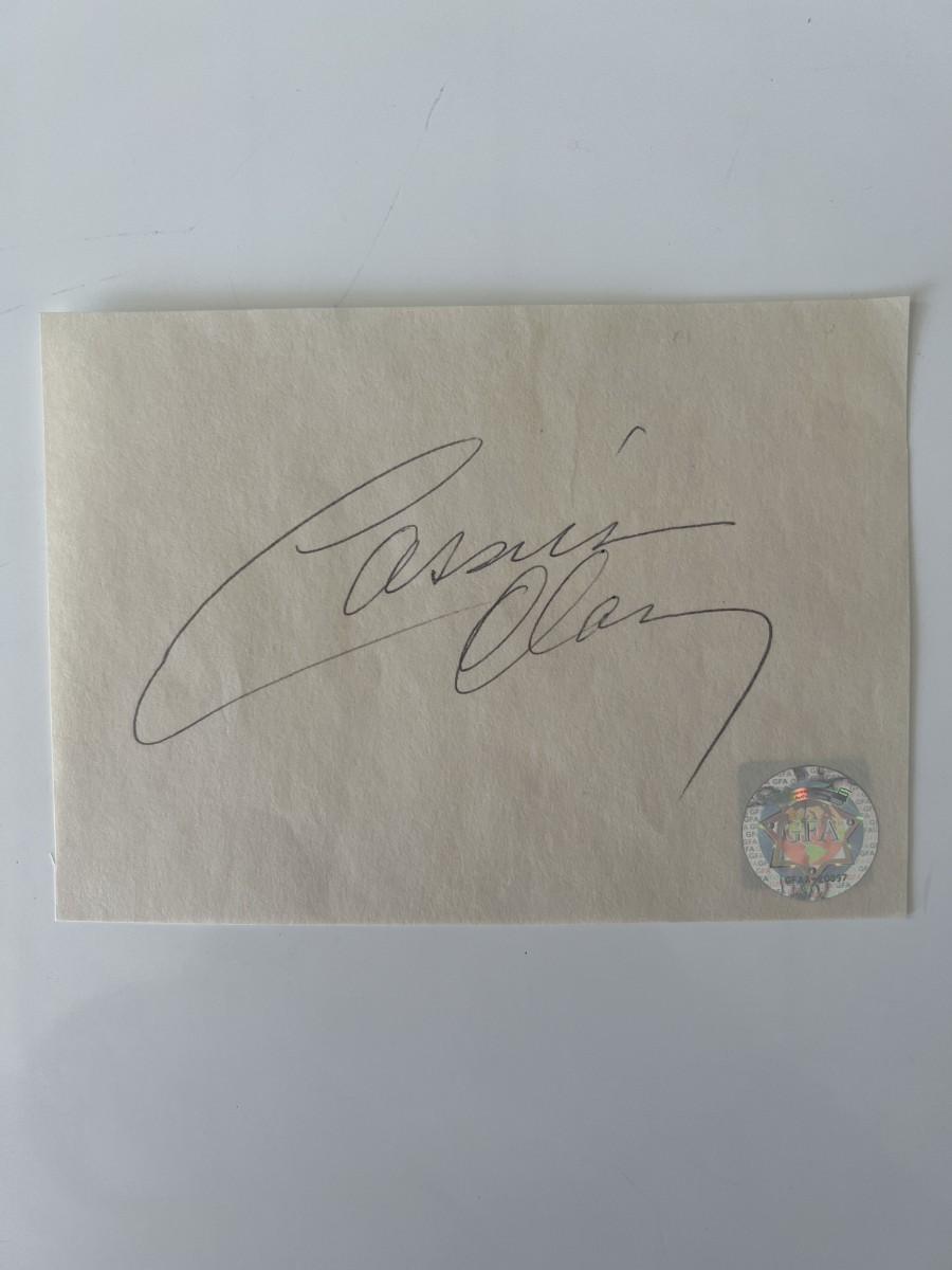 Cassius Clay original signature GFA authenticated | EstateSales.org Cassius Clay original signature GFA authenticated | EstateSales.org