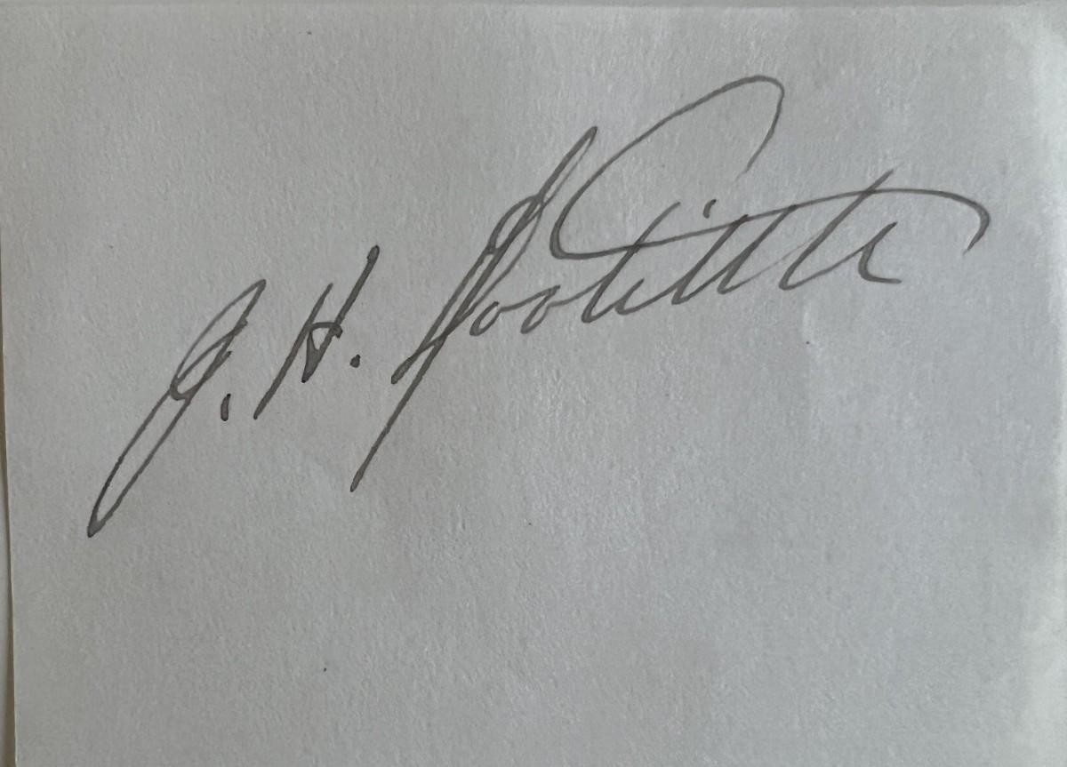 Jimmy Doolittle original signature. GFA authenticated | EstateSales.org