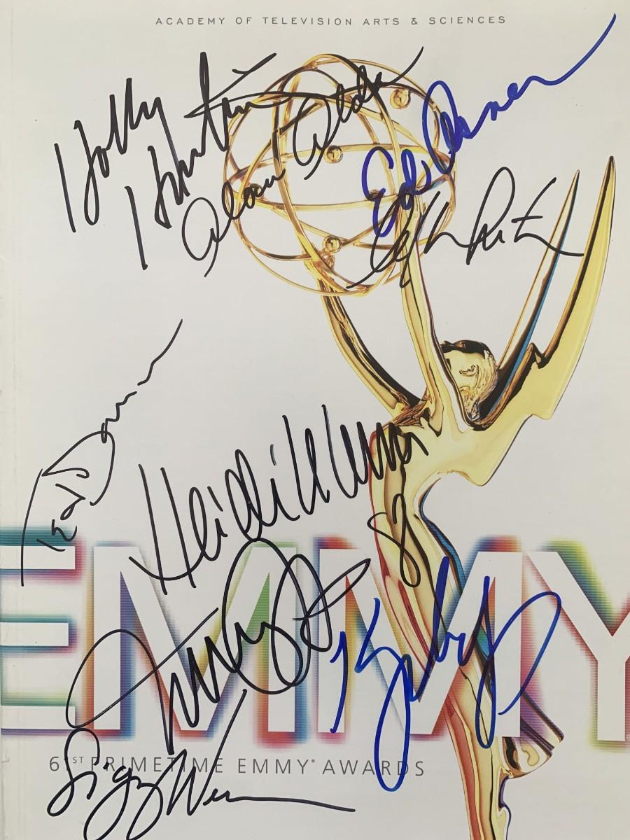 Ted Danson, Sigourney Weaver and more Emmy Awards signed program ...