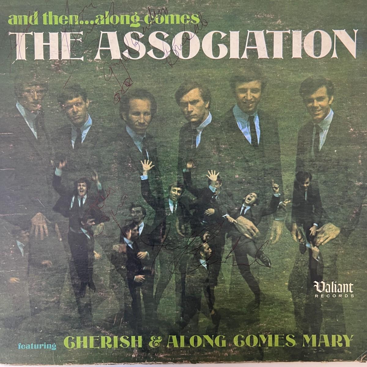 And Then Along Comes The Association signed album cover | EstateSales.org