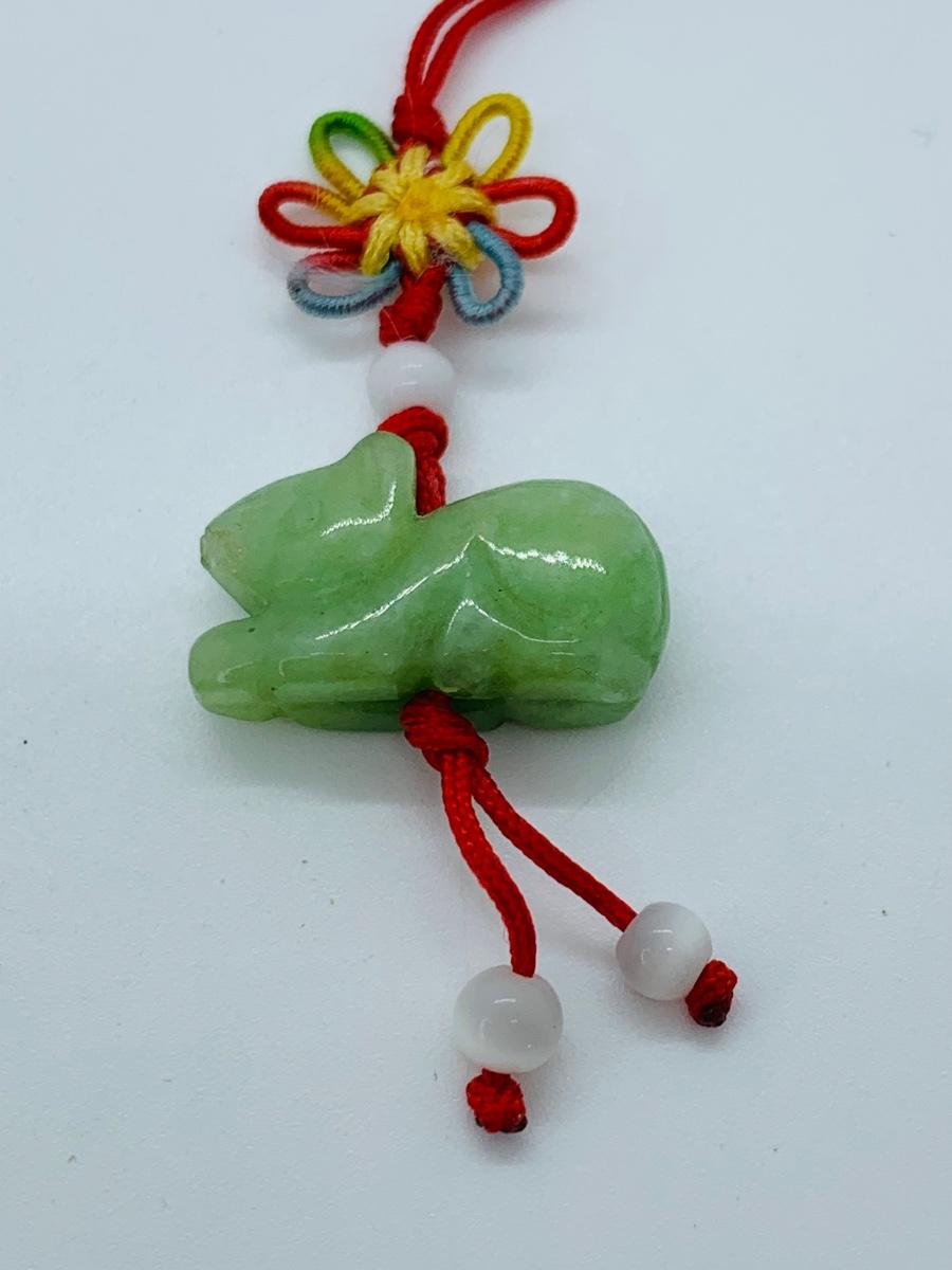 LOT 36R: Necklaces Rabbit Lucky Charm & Scarab Bracelet | EstateSales.org