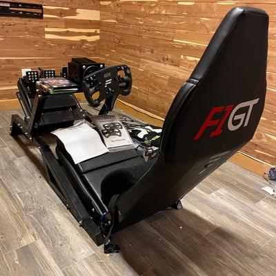 Next Level Racing Simulator Cockpit With Club Spirt Pedals & Wheel ...