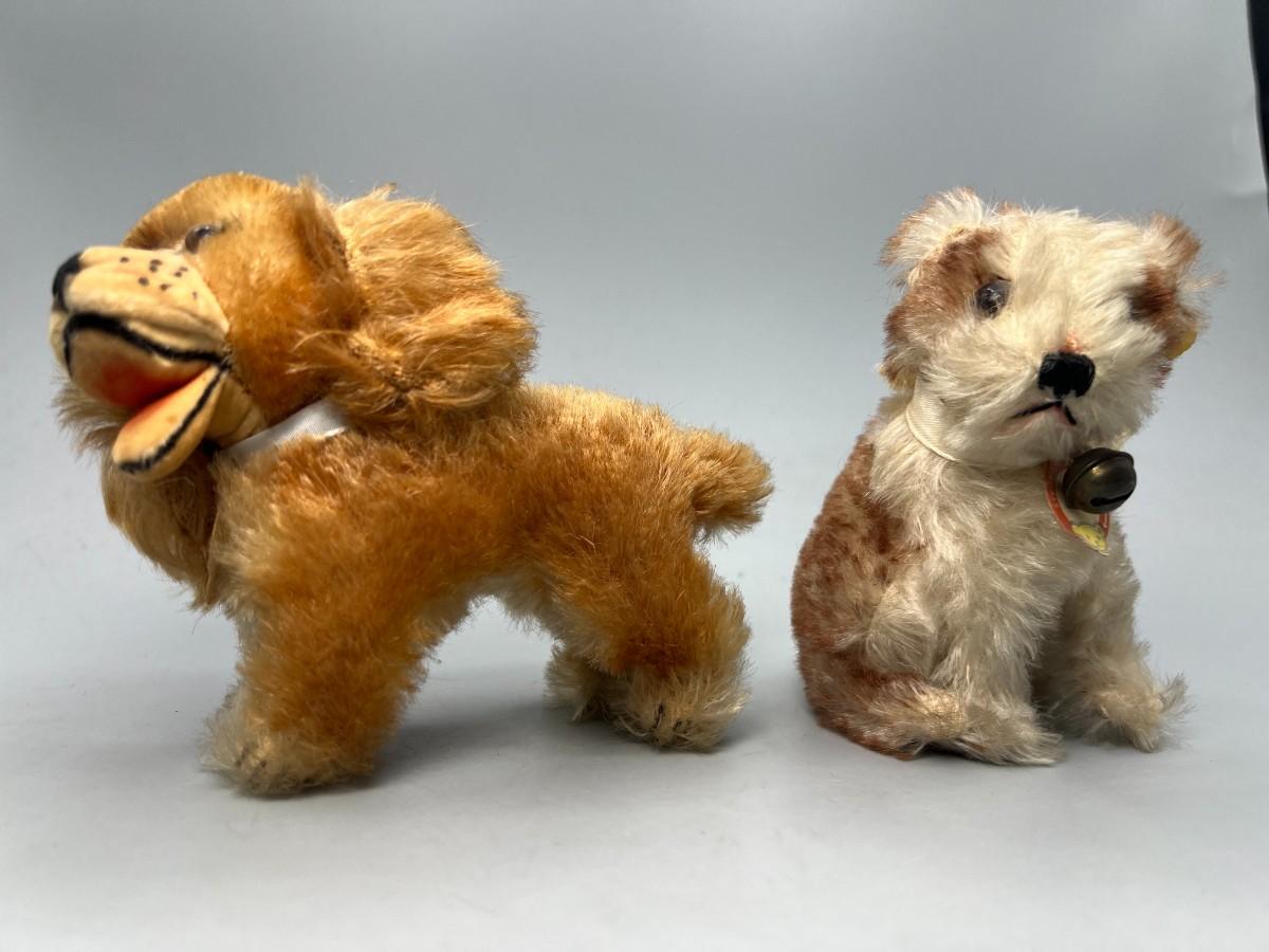 Small Pair of Vintage Steiff Puppy Dogs Molly & Cockie Made in Germany ...