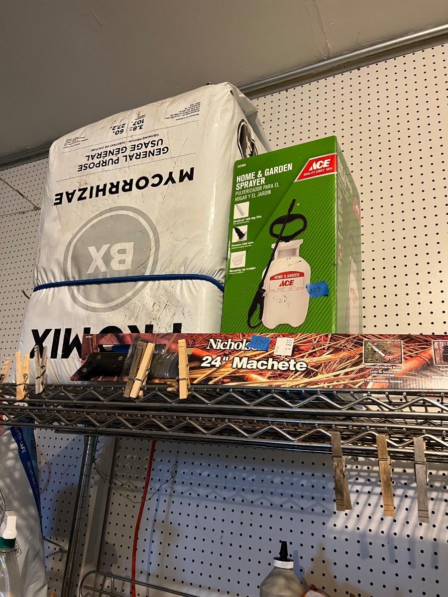 Lot of 3: ProMix Mycorrhizae Growing Medium; Ace Home & Garden Sprayer ...