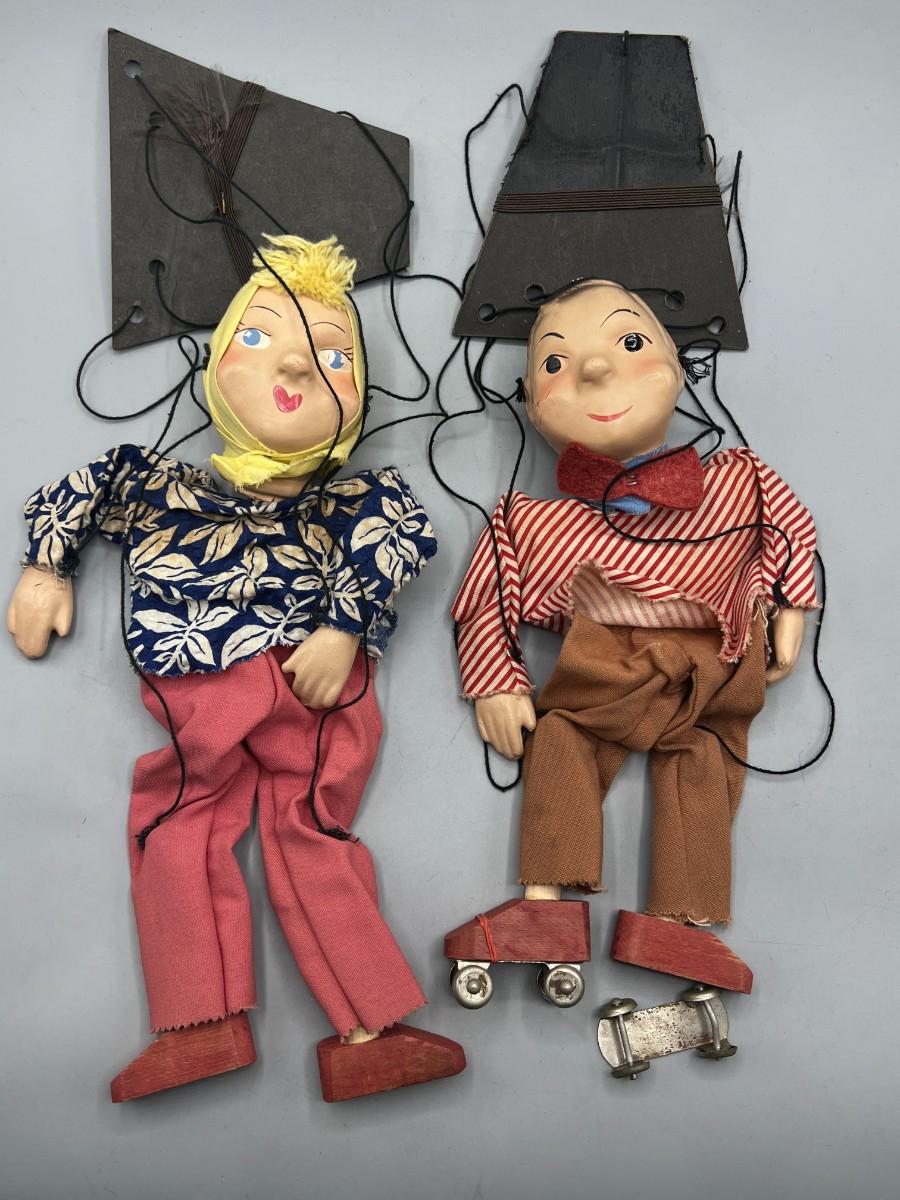 Vintage Pair of Peter Puppets Patty & Peter the Marionette Collectible ...