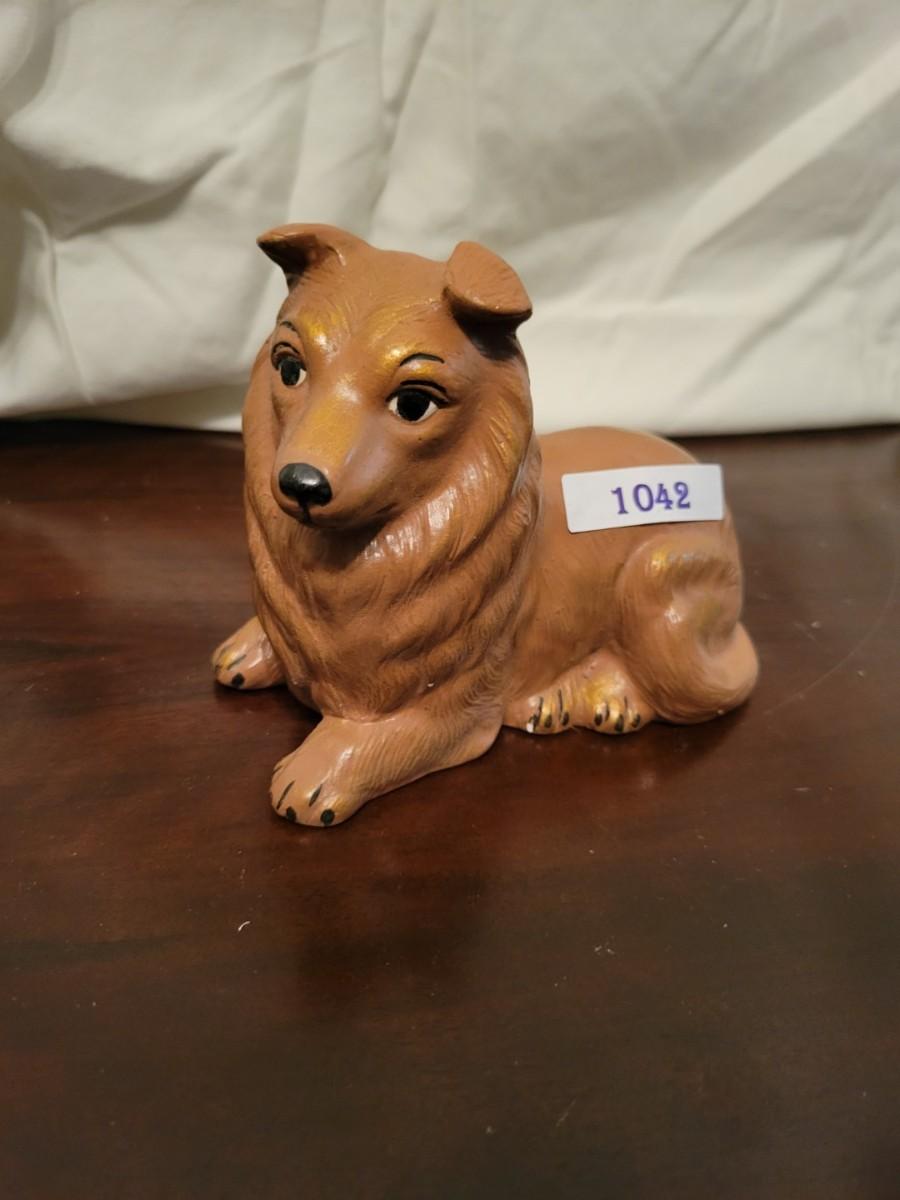 handmade ceramic dog | EstateSales.org