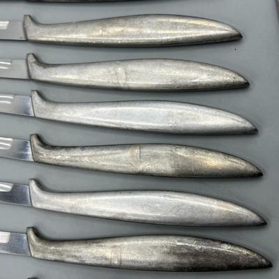 Vintage Set of Stainless-Steel Solingen Germany Steak Dinner Knives ...