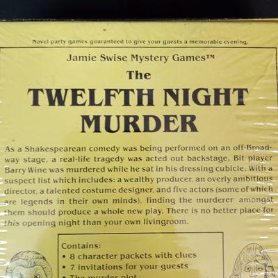 SEALED "THE TWELFTH NIGHT MURDER" GAME | EstateSales.org