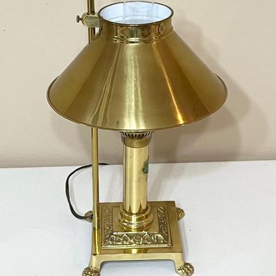 PARIS ORIENT EXPRESS ~ Small Brass Desk Lamp | EstateSales.org
