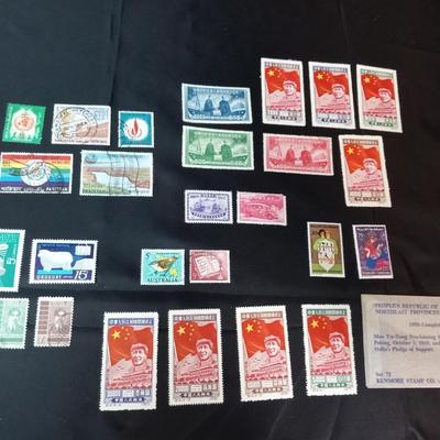 COLLECTION OF FOREIGN POSTAGE STAMPS | EstateSales.org