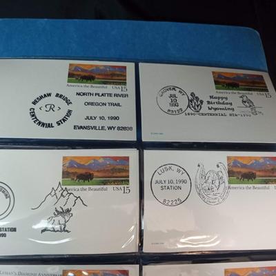 WYOMING FIRST DAY ISSUED POSTAGE STAMPS | EstateSales.org