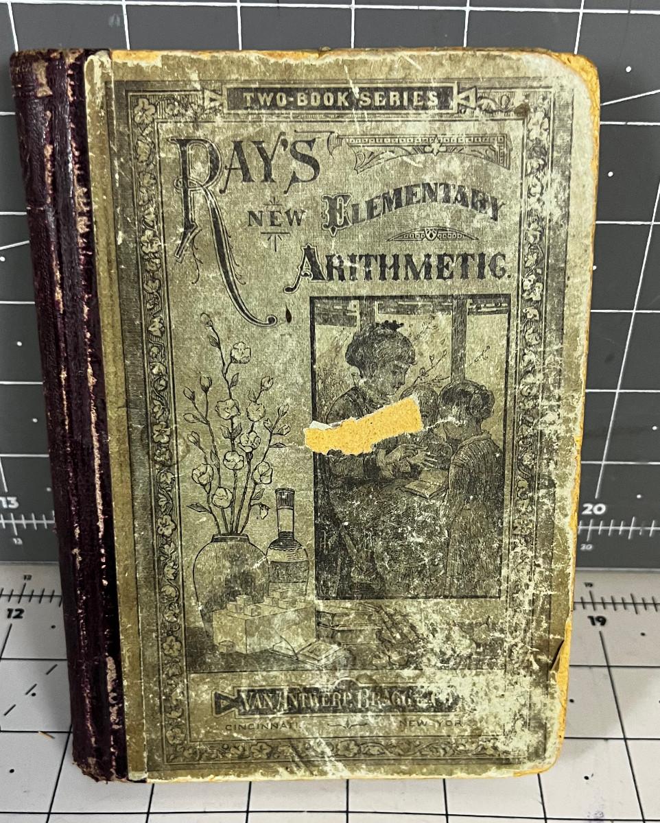 Rays New Elementary Arithmetic Book Rare 1879