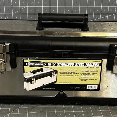 Voyager Stainless Steek Tool Box | EstateSales.org