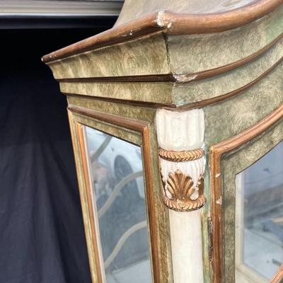 Havertys Painted Curio Cabinet | EstateSales.org