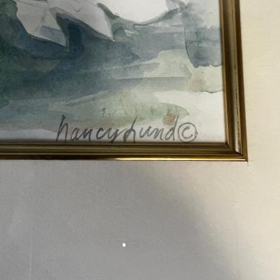 Framed Water Color by Nancy Lund | EstateSales.org